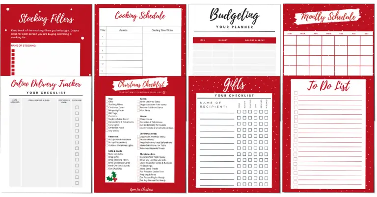 Printable Ultimate Christmas Organiser - Clean and Tidy Living